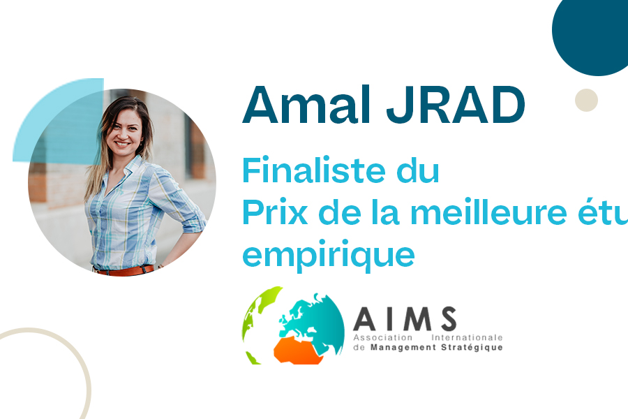 Amal JRAD, finaliste de la 32ème conférence annuelle de l'AIMS - Centre de Recherche iaelyon ...